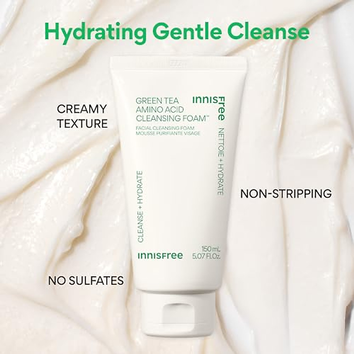 innisfree Hydration Heroes with Green Tea, Routine Kit with Korean Skincare Serum, Cleanser, Toner, and Cream (Packaging May Vary)