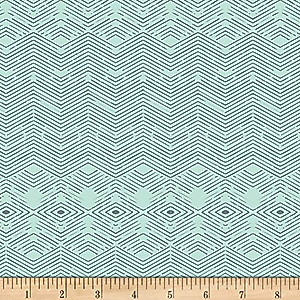 Art Gallery Fabrics Art Gallery Nightfall Labyrinthine Dawn Fabric, Aqua