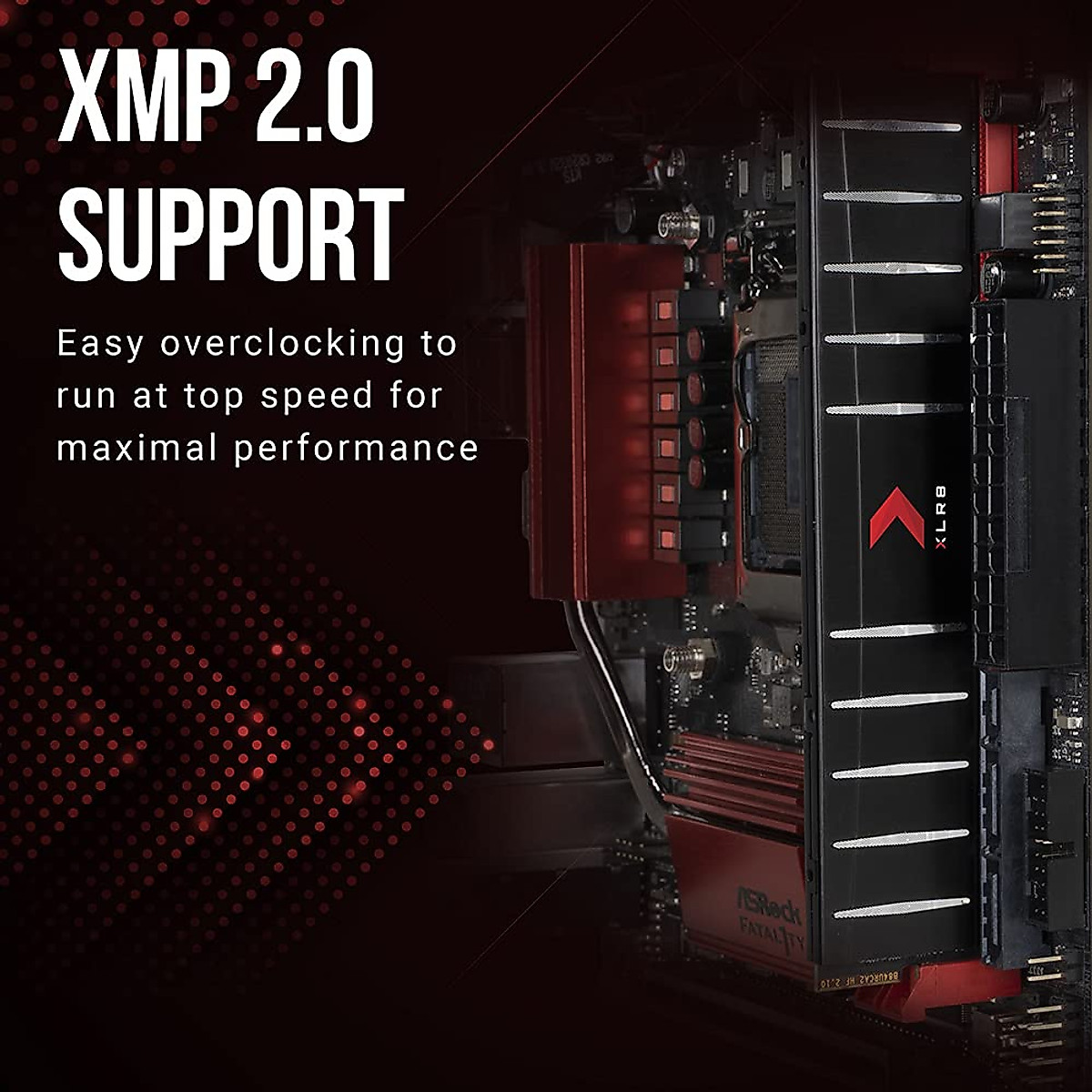 PNY XLR8 Gaming 32GB (2x16GB) DDR4 DRAM 3600MHz (PC4-28800) CL18 1.35V Low Profile Dual Channel Desktop (DIMM) Memory Kit – MD32GK2D4360018LP