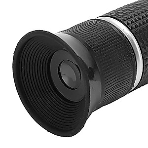 Portable Syrup Refractometer, Handheld High Accuracy Fruit Concentration Tester, Ideal for Measuring Sugar Honey Content 28 62%, Aluminum Alloy Material, Wide Applications