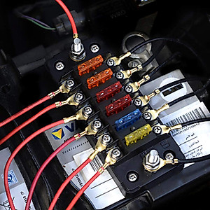 ACBungji 140 Pack Micro 2 Fuse Kit Automotive Assorted, Upgraded Micor II Blade Fuse 5A 7.5A 10A 15A 20A 25A 30A ATO ATC for SUV Truck Rv Car Fuses Assortment Kit