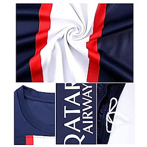 Custom Soccer Jersey for Men, Personalized Name Number Jersey Soccer Shirt and Short for Men-(S-6XL)