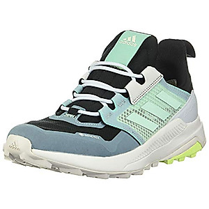 adidas Women's Terrex Trailmaker Gore-TEX Hiking Shoes, Core Black/Clear Mint/Acid Mint - 8.5
