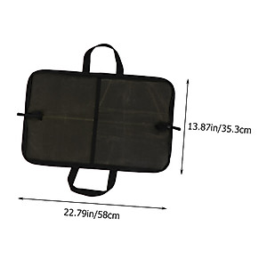 FELTECHELECTR 1pc Storage Bag Canvas Travel Storage Bags Tableware