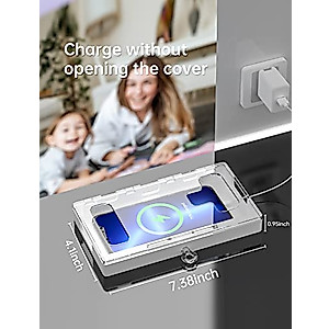 Phone Lock Box, Cell Phone Jail Box to Help Kids/Students Prevent Phone Addiction, Phone Locker, Phone Self Control Boxes for iPhone 14/13 pro/Sumsung/Google