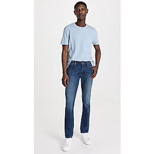 PAIGE Men's Federal Transcend Vintage Slim Straight Jeans, Milburn, Blue, 31