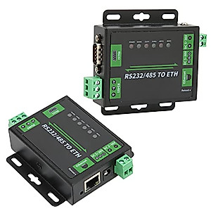 GUPE Industrial RS232485 to ETH, RS232RS485 to Ethernet Converter MDIMDIX Ethernet Interface 32bit ARM Processor Low Power for Computer Accessories