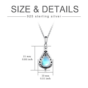 TYSO Celtic Urn Necklace For Ashes 925 Sterling Silver Cremation Jewelry For Ashes Keepake Urn Necklace Gift For Women Wife Mother