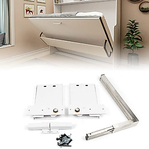 TFCFL Wall Bed Mechanical Hardware Kit, Small-Size DIY Murphy Bed Hardware Kit for Horizontal Wall Mount