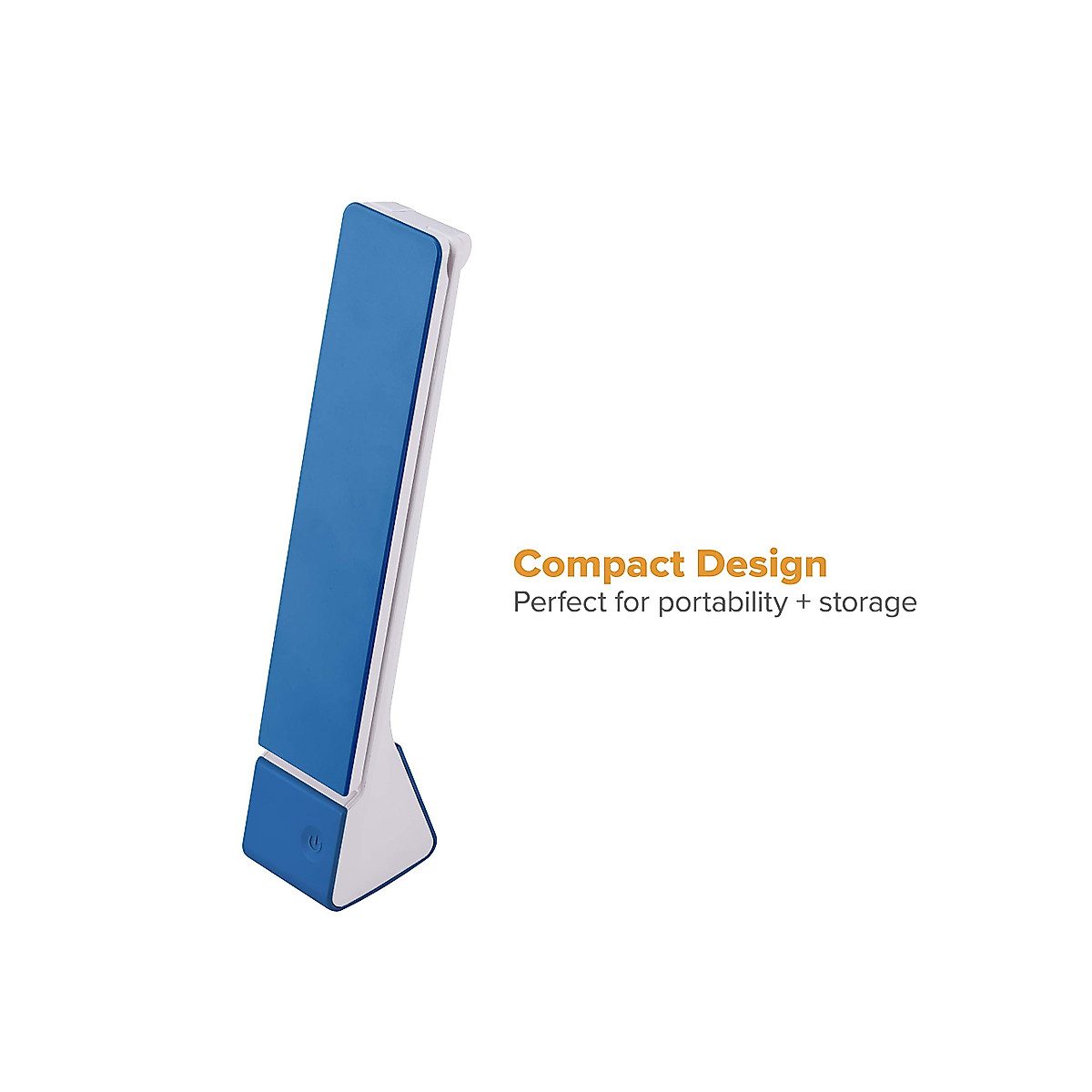 Bostitch KT-VLED1810-BLUE Battery Powered LED Desk Lamp, Blue