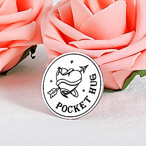 I May Not Be Your First Love Gifts for Men Women Pocket Hug Token Valentines Gifts for Him Her Husband Boyfriend Anniversary Birthday Miss You Gifts for Bride Fiance Engagement Wedding Deployment