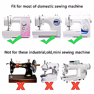 CKPSMS Brand -1PCS #KP-19010 Overlock Overcast Sewing Machine Presser Foot Fits for All Low Shank Snap-On Singer, Brother, Babylock, Janome, Kenmore, White, Juki, New Home, Simplicity, Elna and More