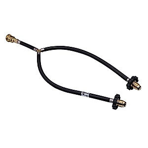 METER STAR 350 PSI High Pressure Universal Dual Propane Tank Connection Kit, Propane Y Splitter Hose Adapter Kit Connect 5-100 lbs Cylinder Tank for Grill, Heater, Fire Pit, Fireplaces