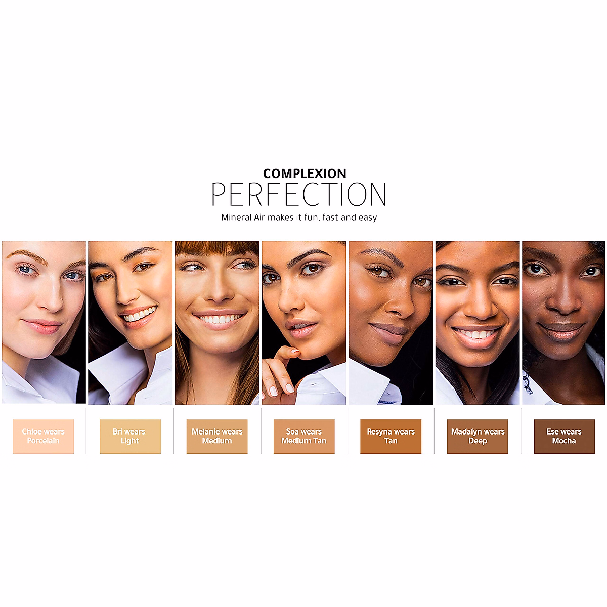 Mineral Air Four-in-One Foundation for Mineral Air Mist Device—Color, 28 ml, Standard Size - Medium