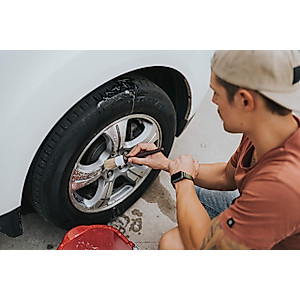 Detail Dudes Boars Hair Ultra Soft Car Detail Brushes - Set of 3 - Perfect for Washing Emblems Wheels Interior Upholstery Air Vents, NO Metal Brush Parts