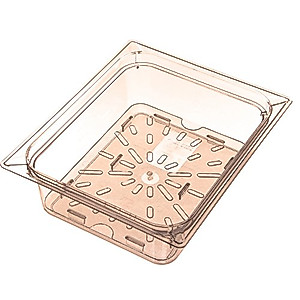 Carlisle FoodService Products 1043513 StorPlus High Heat Drain Shelf, Half Size, Amber