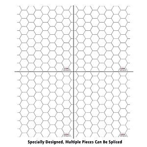 CZYY 1" Square Grid Game Mat and 1" Hex Grid Game Mat