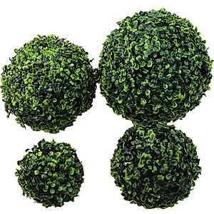 EXCEART 10pcs Plastic Frame for Artificial Boxwood Topiary Ball DIY Flower Ball Grass Balls Flower Arrangement Holder Egg Floral Cage for Garden Home Decor, 10X10cm, (X5GV50I014T16O)