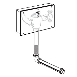 American Standard 606B322.007 Ultima Selectronic Toilet Flush Valve, No Finish