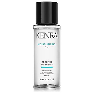 Kenra Moisturizing Oil | Lightweight Hydrating Oil | Absorbs Instantly | Multipurpose Oil For Treating, Styling, & Finishing | Provides Thermal Protection | All Hair Types | 2.7 fl. Oz
