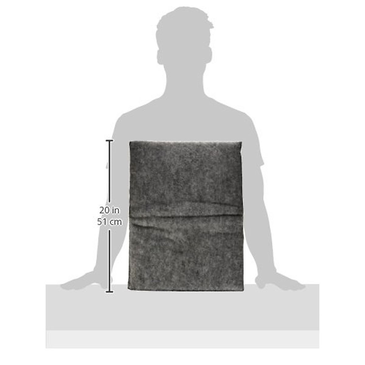 K&H Pet Products Amazin Kitty Pad Heated, Indoor Heated Cat Bed Traps Cat Hair and Dander, Washable Cat Mat, Gray 15 X 20 Inches, Heated 1-Pack