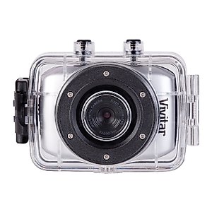 Vivitar DVR785HD-BLU 5MP Pro Waterproof Action Camcorder with Case and Mounts Video Camera with 2-Inch LCD Screen (Color May Vary)