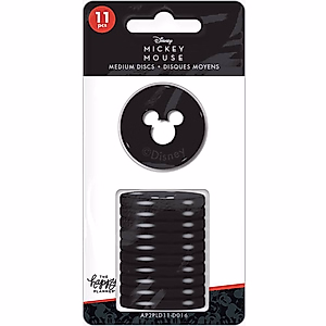 Mickey Mouse Medium Plastic Disc Set - Black