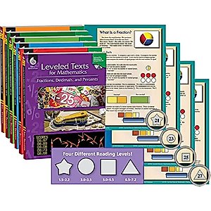 Leveled Texts for Mathematics: 6-Book Set