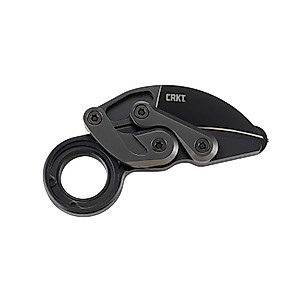 CRKT Provoke First Responder Folding Pocket Knife: Morphing Karambit, D2 Blade Steel, Kinematic Pivot Action, Integrated Safety Lock, Low Profile Pocket Clip, Glass Breaker, Sheath 4042