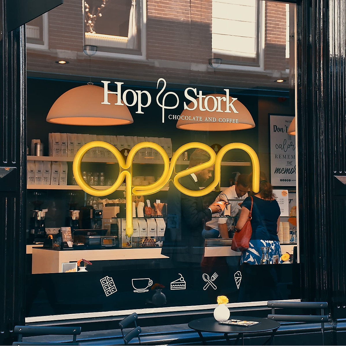 Open Signs for Business USB Powered Open Neon Sign Warm White 15.5x8.4 inch,Long Cord 11.5 FT Ad Board Open Display Light for Business,Café,Bar,Restaurant,Food Truck,Spa,Hotel,Bakery,Storefront(OWW)