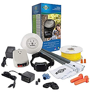 PetSafe YardMax Rechargeable In-Ground Pet Fence for Dogs and Cats – from the Parent Company of INVISIBLE FENCE Brand – Underground Pet Barrier, Multiple Wire Gauge & Indoor or Outdoor Barrier Options