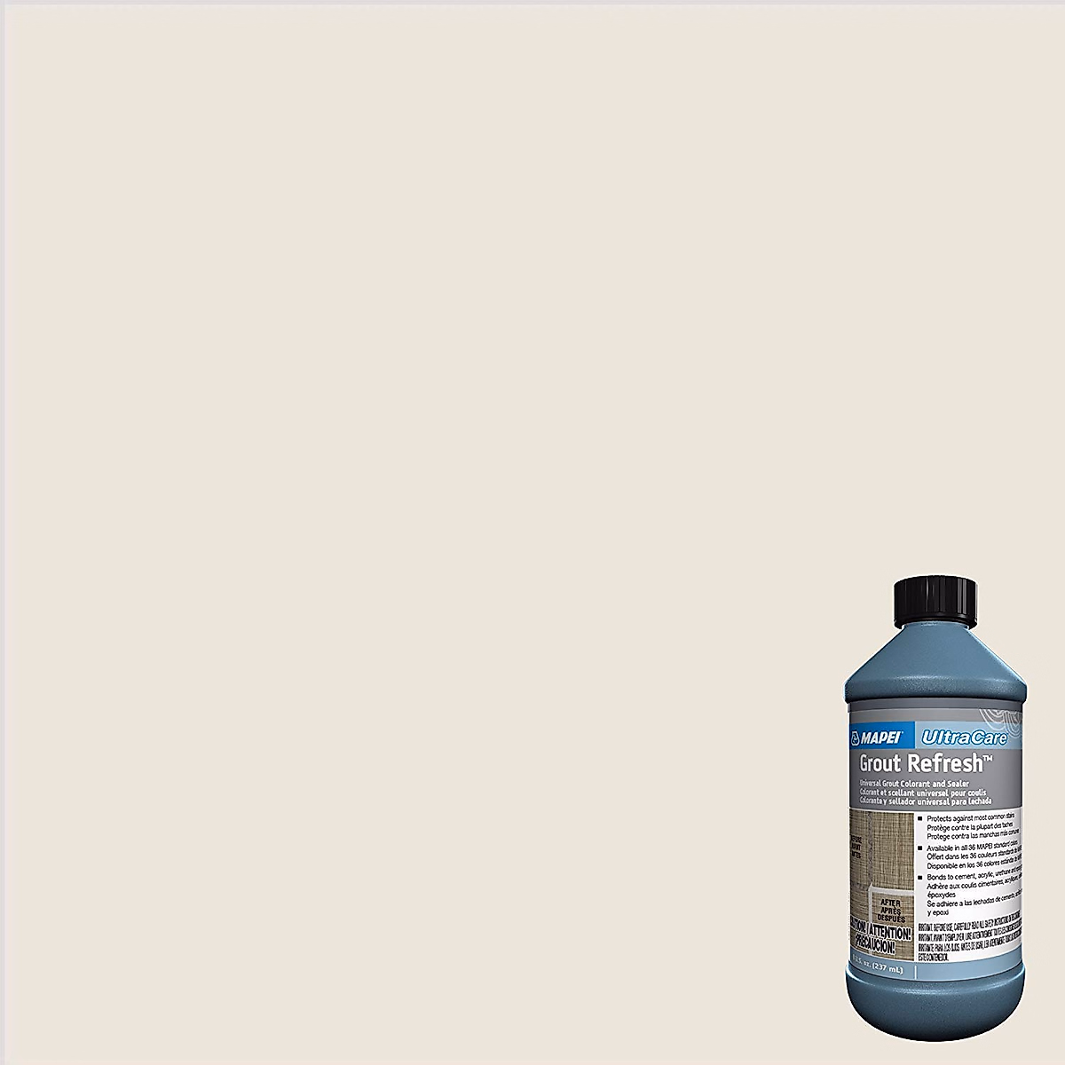 Mapei Grout Refresh Colorant and Sealer: Grout Paint and Sealant - 8 Ounce Bottle, White