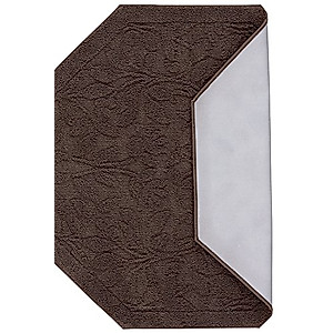 Mohawk Home Foliage Accent Rug, 4 ft 0 Octagon, Chocolate