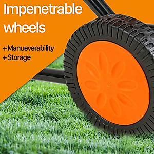 SuperHandy Leaf Mulcher Shredder Electric Green and Waste Management & Log Splitter Electric Portable 6 Ton Ram System 1-3/4eHP 15Amp 1500Watt Motor Horizontal [Bundle Deal]