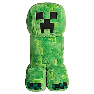 JINX Minecraft Grand Adventure Creeper Plush Stuffed Toy, Green, 16"
