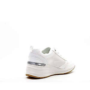 Skechers Women's Billion-HOT Days Sneaker, White, 8.5