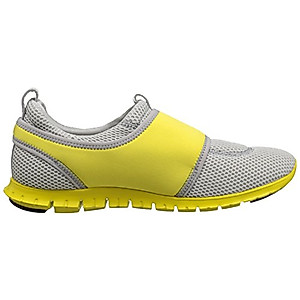 Cole Haan Women's Zerogrand Slip-On Fashion Sneaker, Silver Mesh/Vapor Grey/Sunray, 10.5 B US