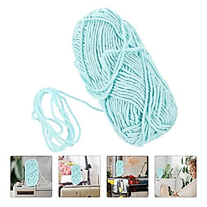 VICASKY 1 Roll Glowing Yarn Luminary Embroidery Thread Sweaters Yarn Cotton Knitting Thread Polyester Yarn Skeins Macrame Cord Hat Accessories Polyester Crochet Yarn Manual Sweater Yarn