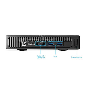 HP Desktop 800 G1 Mini PC Core i5-4590T 2.00GHz 4GB 500GB HDD Win 10 Pro (Renewed)