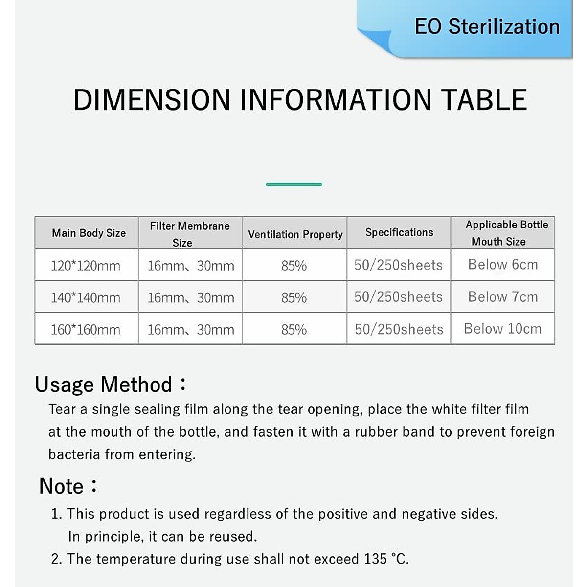 High Temperature Resistant Tissue Culture Sealing Film Triangular Flask Conical Flask Sterile Culture Container Breathing Film Sterile Sealing Film for Chemical Laboratory (12*12cm(MF16mm),250sheets)
