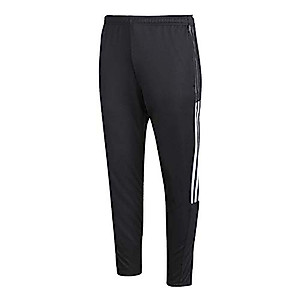 adidas Men's Tiro 21 Track Pants, Black/White, Small