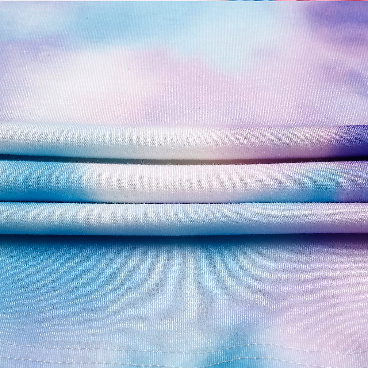 Girls Tie Dye Clothes Outfits Two Piece Set Jogger Suits Sweatsuits Tracksuits Sweatshirts Tops Hoodies Shorts Sets Size 8