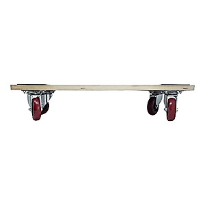 Move-It 3362 Premier 23-Inch x 12-Inch Rectangle Wood Platform Dolly, 530-lb Load Rating