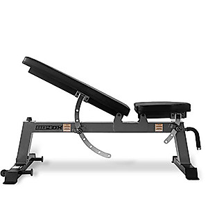 CAP Barbell Deluxe Utility Weight Bench, Gray (FM-CS804DX-GY)
