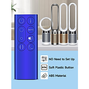New Replacement Remote for Dyson TP04 DP04 TP06 TP09 Pure Cool Purifying Fan (Blue)