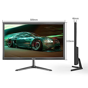 Prechen PC Monitors, 19 Inch Monitor 1440x900, 60 Hz, Computer Monitor with HDMI & VGA Interface, 5ms, Brightness 250 cd/m², Built-in Speaker LED Monitor for Laptop office