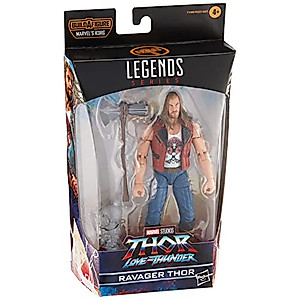 Marvel Legends Series Thor: Love and Thunder Ravager Thor Action Figure 6-inch Collectible Toy,1 Accessory,1 Build-A-Figure Part
