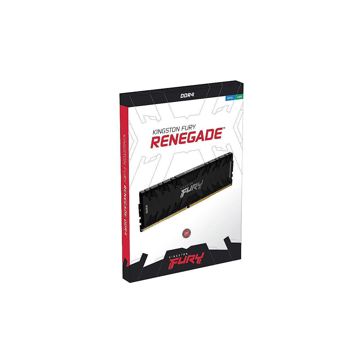 32GB 3600MHz DDR4 CL16 DIMM (Kit of 2) 1Gx8 Fury Renegade Black