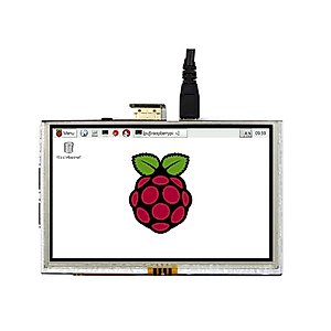 Padarsey 5 inch Touch Screen 800x480 TFT LCD Display HDMI Interface Supports Raspberry Pi 2B 3B 3B+ BB Black, Banana Pi Windows 10 8 7