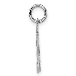 FB JEWELS Sterling Silver Small Polished Number 34